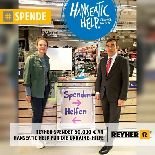 REYHER spendet 50.000 € an Hanseatic Help für die Ukraine-Hilfe - REYHER - Verbindungselemente ...