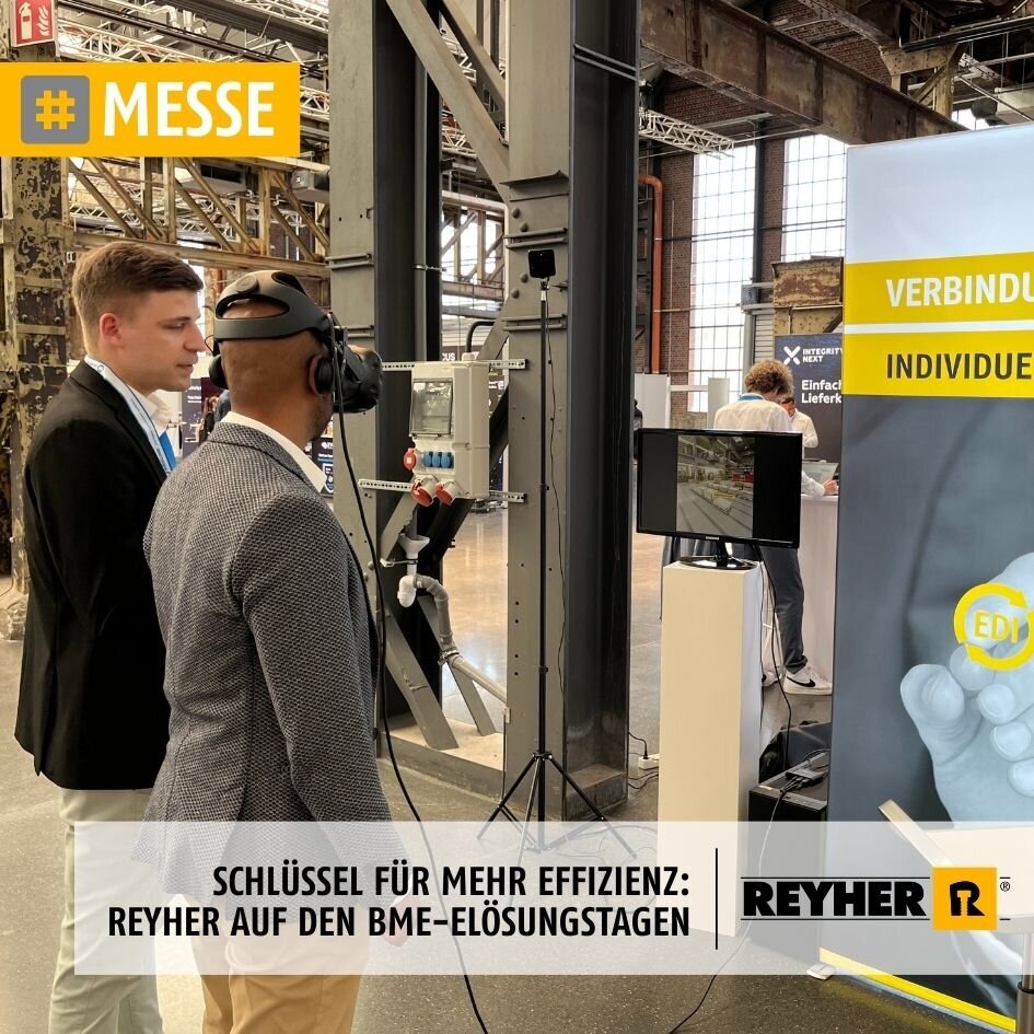 Schlüssel für mehr Effizienz: REYHER auf den BME-eLÖSUNGSTAGEN - REYHER ...