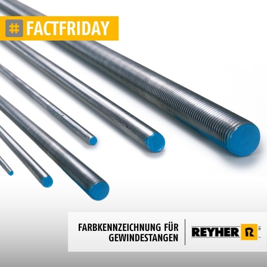 Farbkennzeichnung für Gewindestangen - REYHER - Verbindungselemente und Befestigungstechnik