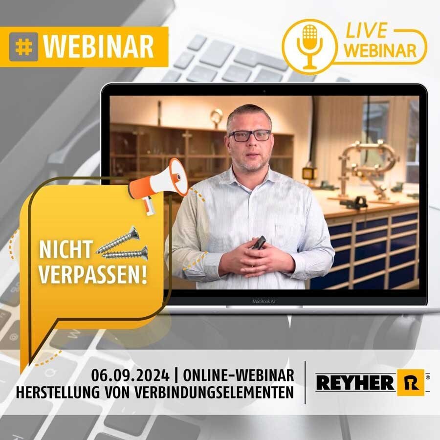 06.09.2024 | Online-Webinar Herstellung von Verbindungselementen ...