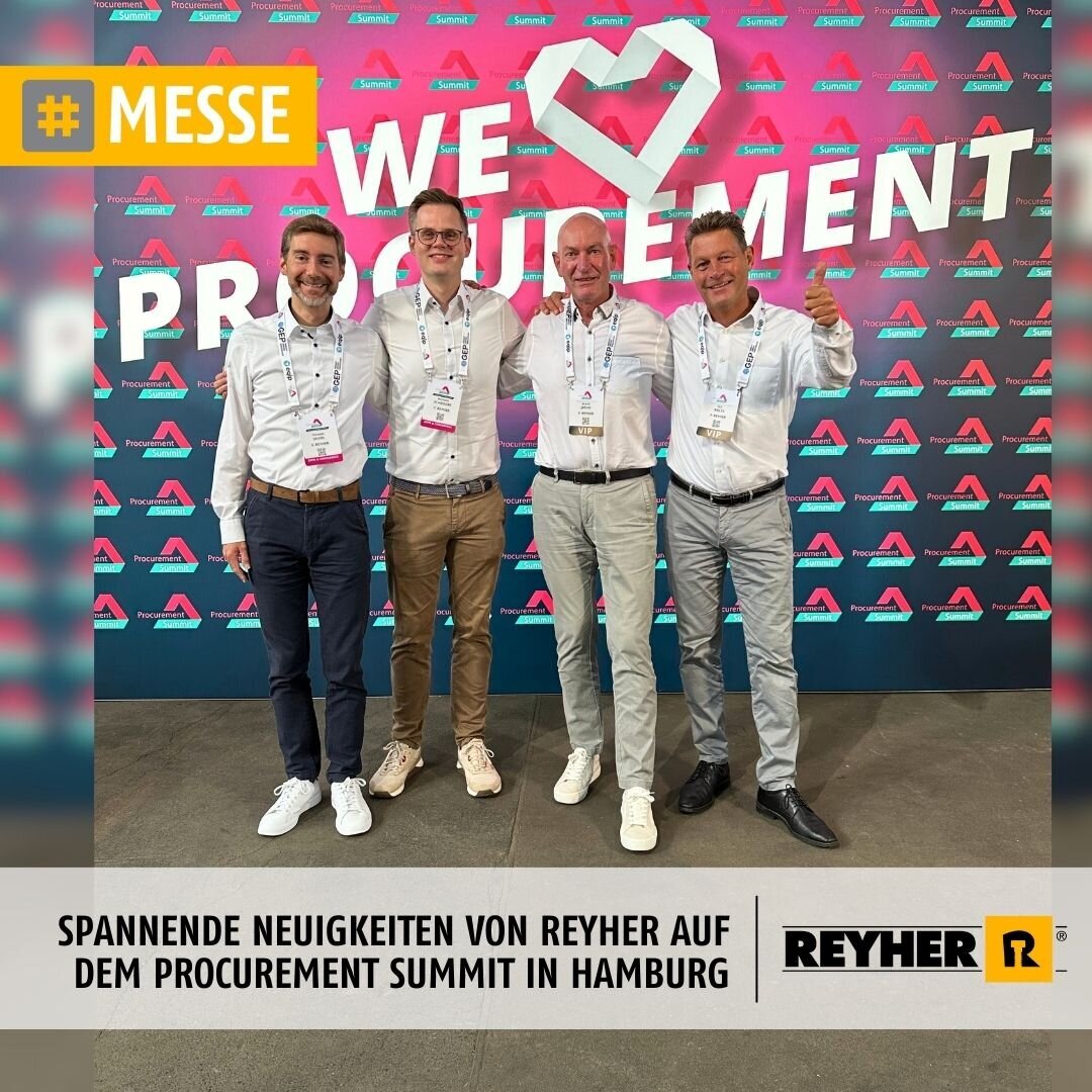 Spannende Neuigkeiten von REYHER auf dem Procurement Summit in Hamburg ...